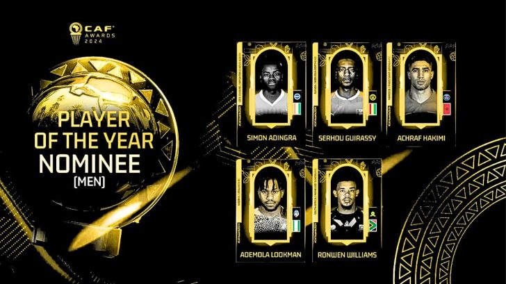 CAF Awards 2024: Five Contenders Battle for Men’s Player of the Year ...